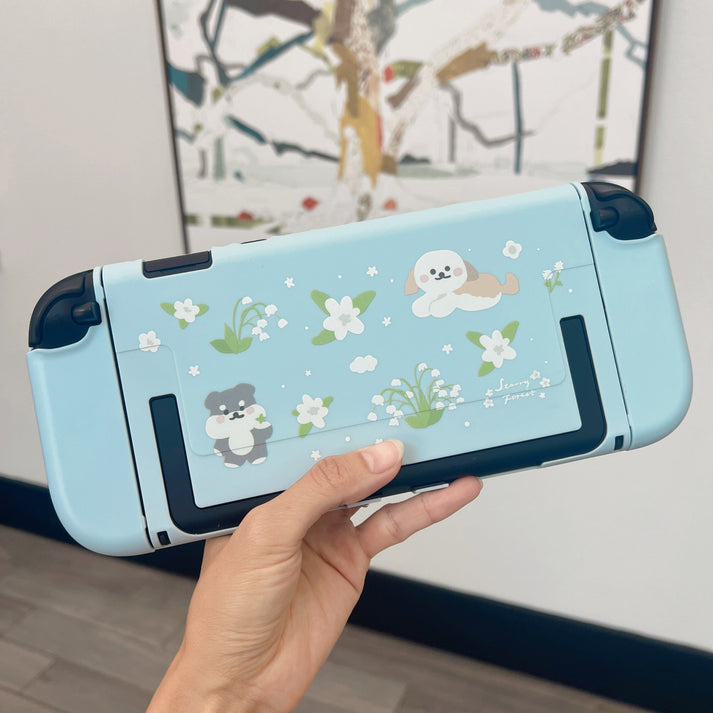 Starry Forest Schnauzer Maltipoo Case for Nintendo Switch, Switch Oled
